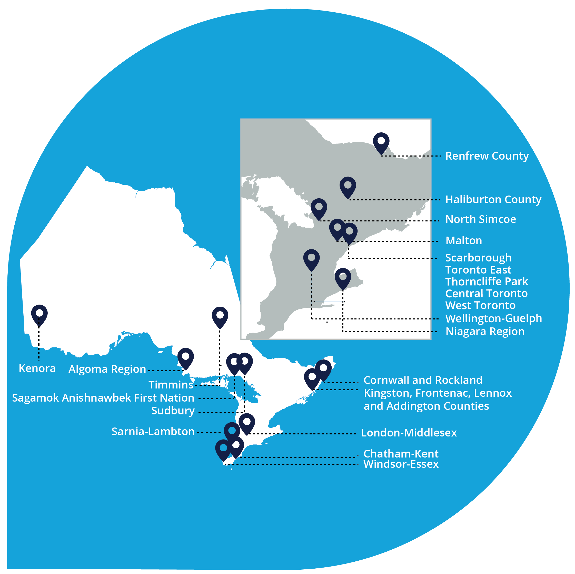 Youth Wellness Hubs: Our Networks | Youth Wellness Hubs Ontario